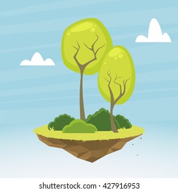 1,046 Cartoon floating land Images, Stock Photos & Vectors | Shutterstock