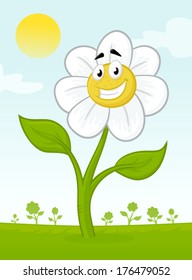 Cartoon Flower Character Stock Vector (Royalty Free) 176479052 ...