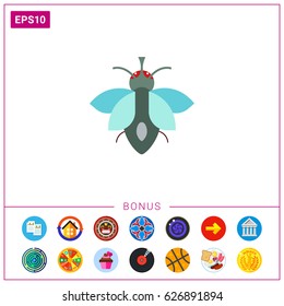 Cartoon Fly Icon Stock Vector (Royalty Free) 626891894 | Shutterstock