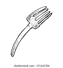 Cartoon Fork Stock Vector (Royalty Free) 167662589 | Shutterstock