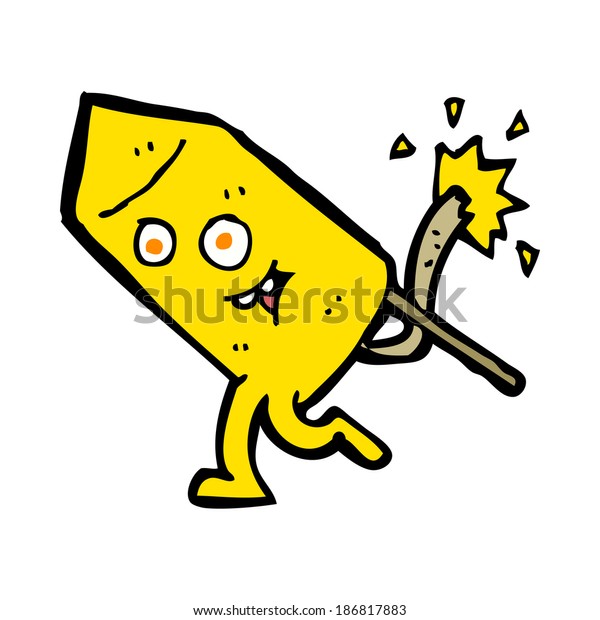 Cartoon Funny Firework Character Stock Vector (Royalty Free) 186817883 ...