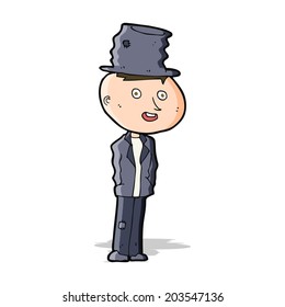 Cartoon Funny Hobo Man Stock Vector (Royalty Free) 186814619 | Shutterstock