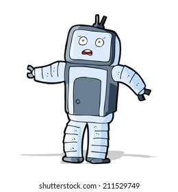 Cartoon Robot Crying Stock Vector (Royalty Free) 729885220 | Shutterstock