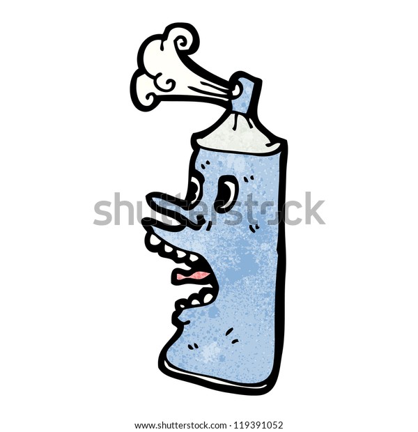 Cartoon Funny Spray Can Character Stock Vector (Royalty Free) 119391052 ...