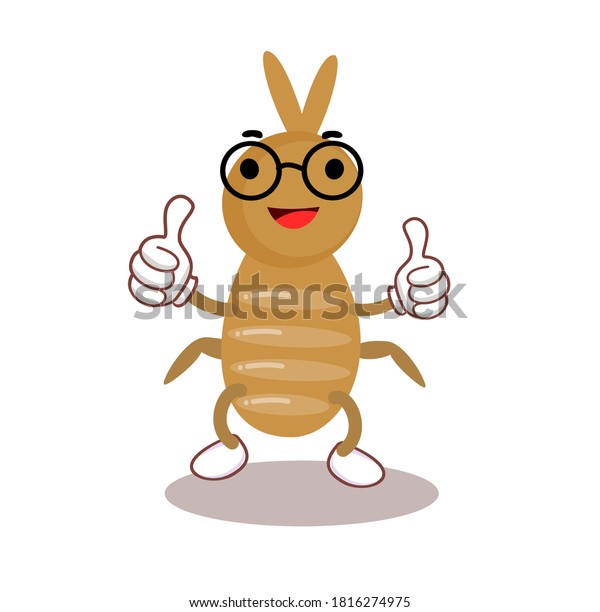 Cartoon Funny Tick Character Vector Stock Vector (Royalty Free ...