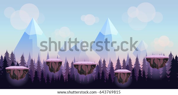 Cartoon Game Background Seamless Background Games Stock Vector (Royalty ...