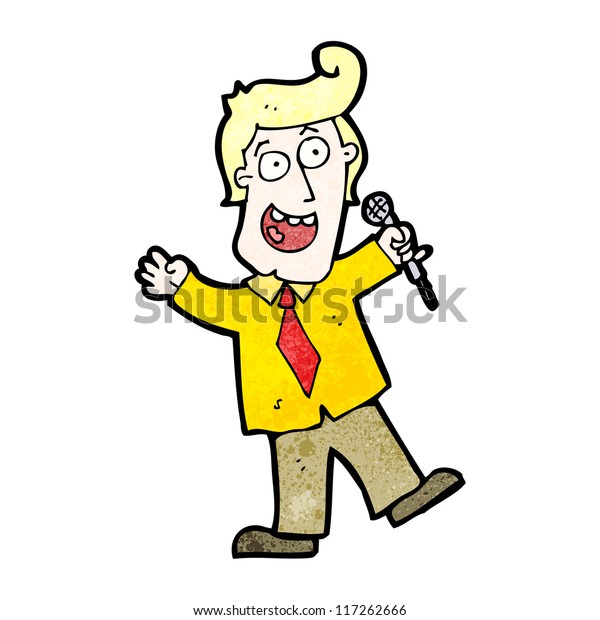 Cartoon Game Show Host Stock Vector (Royalty Free) 117262666 | Shutterstock