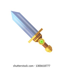 Cartoon Game Sword Vector Illustration: เวกเตอร์สต็อก (ปลอดค่าลิขสิทธิ์ ...