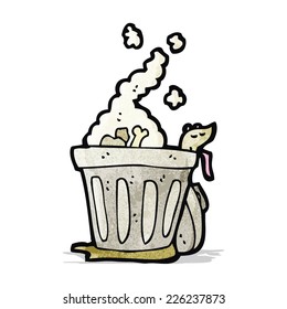 Cartoon Garbage Can Stock Vector (Royalty Free) 226237873 | Shutterstock