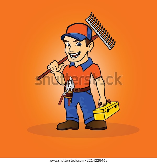 95 Cartoon Gardner Images, Stock Photos & Vectors | Shutterstock