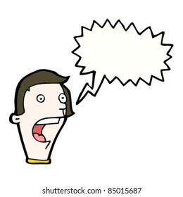 Gasping Man Cartoon Stock Vector (Royalty Free) 87516067 | Shutterstock