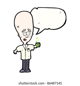 Cartoon Genius Scientist Stock Vector (Royalty Free) 86487145 ...