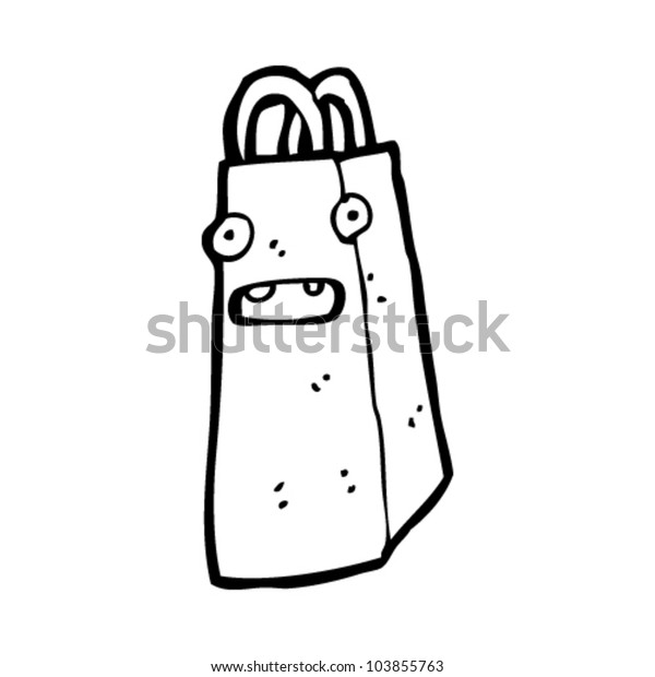 Cartoon Gift Bag Stock Vector (Royalty Free) 103855763 | Shutterstock