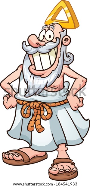 Cartoon God Vector Clip Art Illustration 库存矢量图（免版税）184541933 | Shutterstock