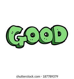 Cartoon Good Sign Stock Vector (Royalty Free) 187789379 | Shutterstock