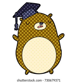 Cartoon Graduate Bear Stock Vector (Royalty Free) 730679371 | Shutterstock