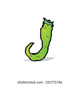 Cartoon Green Chilli Stock Vector (Royalty Free) 221771746 | Shutterstock