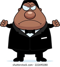 Cartoon Groom Angry Expression Stock Vector (Royalty Free) 222690280 ...