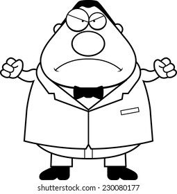 Cartoon Groom Angry Expression Stock Vector (Royalty Free) 230080177 ...