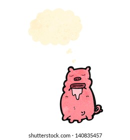 Cartoon Gross Pig Stock Vector (Royalty Free) 140835457 | Shutterstock