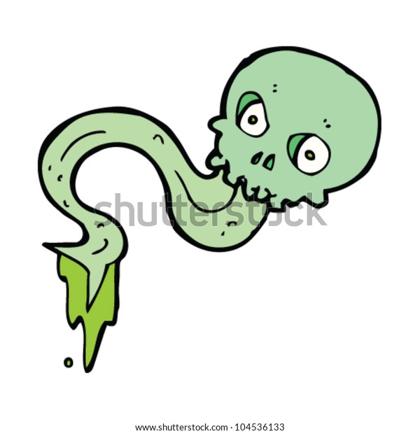 Cartoon Gross Skull Stock Vector (Royalty Free) 104536133 | Shutterstock