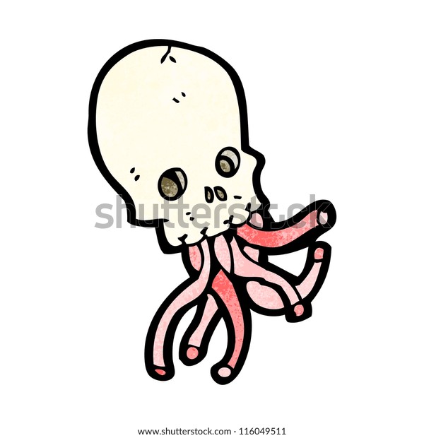 Cartoon Gross Skull Stock Vector (Royalty Free) 116049511 | Shutterstock