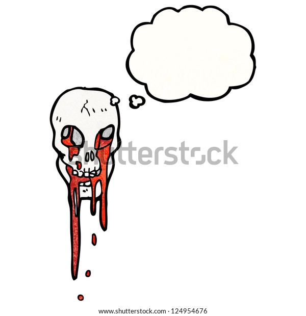 Cartoon Gross Skull Stock Vector (Royalty Free) 124954676 | Shutterstock