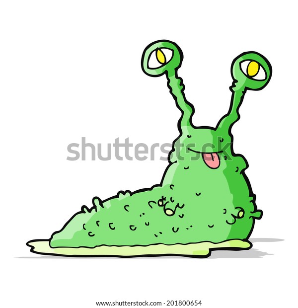 Cartoon Gross Slug Stock Vector (Royalty Free) 201800654