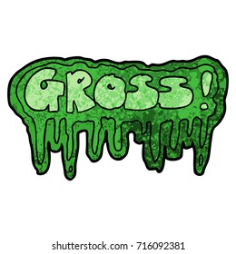 Cartoon Gross Symbol Stock Vector (Royalty Free) 716092381 | Shutterstock