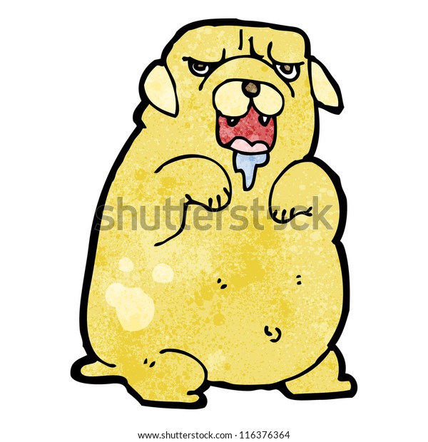 Cartoon Growling Dog Stock Vector (Royalty Free) 116376364 | Shutterstock