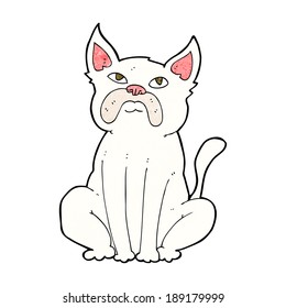 Cartoon Grumpy Little Dog Stock Vector (Royalty Free) 189179999 ...