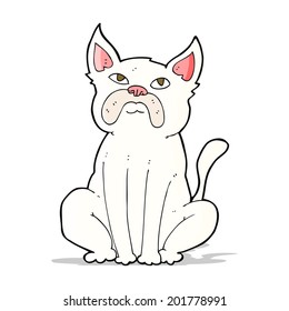 Cartoon Grumpy Little Dog Stock Vector (Royalty Free) 186539207 ...