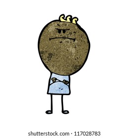 Cartoon Grumpy Teen Stock Vector (Royalty Free) 117028783 | Shutterstock
