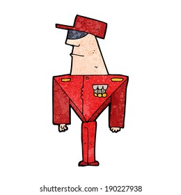 Cartoon Guard Stock Vector (Royalty Free) 190227938 | Shutterstock
