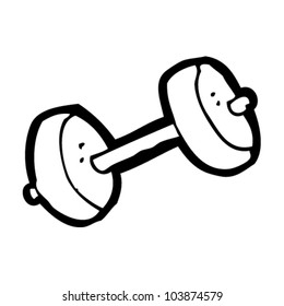 Cartoon Gym Weight Stock Vector (Royalty Free) 103874579