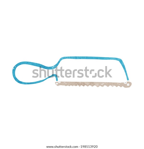 Cartoon Hacksaw Stock Vector (Royalty Free) 198513920 | Shutterstock