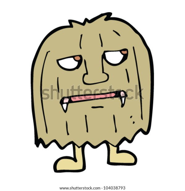 Cartoon Hairy Monster Stock Vector (Royalty Free) 104038793 | Shutterstock