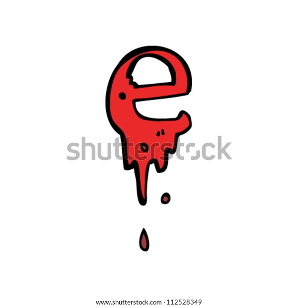 Cartoon Halloween Letter E Stock Vector (Royalty Free) 112528349 ...