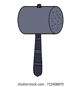 Cartoon Hammer Stock Vector (Royalty Free) 712408870 | Shutterstock
