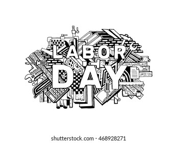 1,734 Labor day doodles Images, Stock Photos & Vectors | Shutterstock