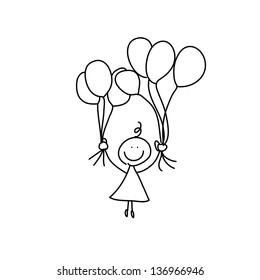 Kids Presenting Flowers Their Mother Teacher Stock Vector (Royalty Free ...