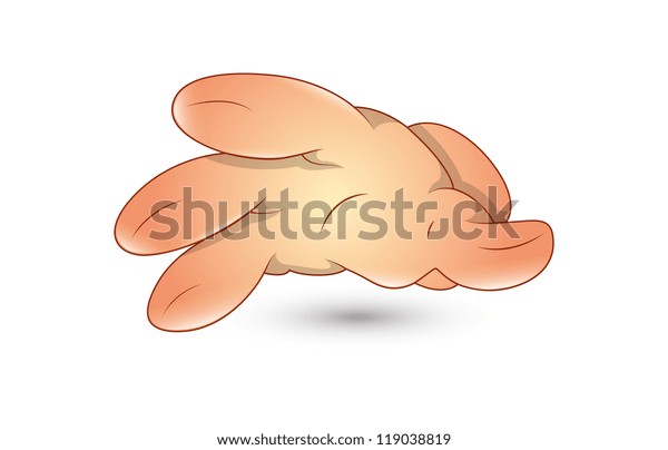 Cartoon Hand Grabbing Vector Illustration Stock Vector (Royalty Free ...