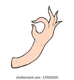 Cartoon Hand Symbol Stock Illustration 457814623