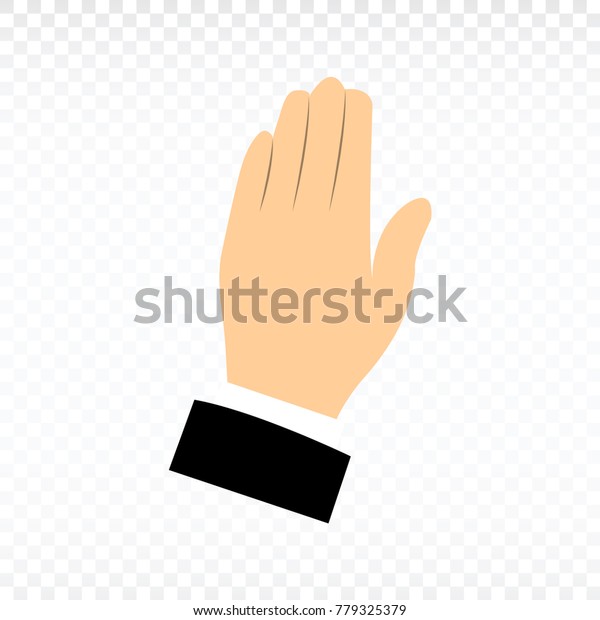 Cartoon Hand White Background Stock Vector (Royalty Free) 779325379 ...
