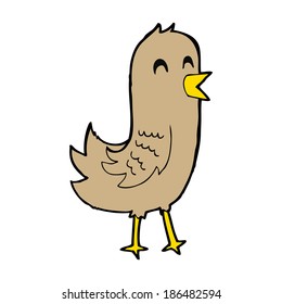 Cartoon Happy Bird Stock Vector (Royalty Free) 186482594 | Shutterstock