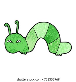 Cartoon Grumpy Caterpillar Stock Vector (Royalty Free) 716729833 ...