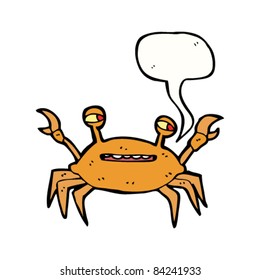 Cartoon Happy Crab Stock Vector (Royalty Free) 84241933 | Shutterstock