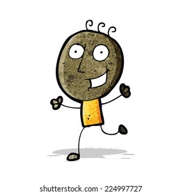 Cartoon Happy Doodle Man Stock Vector (Royalty Free) 224997727 ...