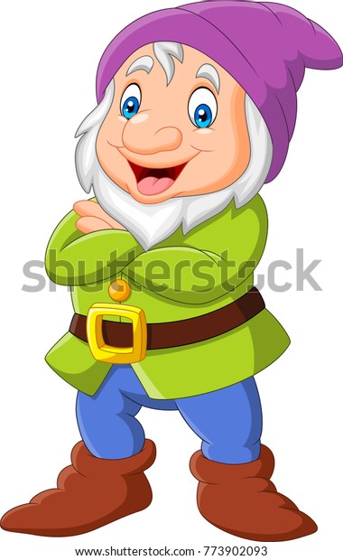Cartoon-Happy-Zwerg