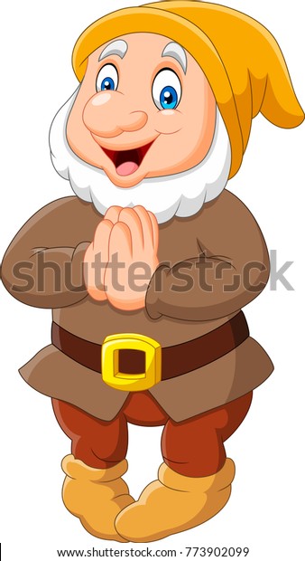 Cartoon Happy Dwarf Stock Vector (Royalty Free) 773902099